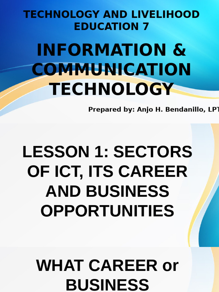Ict 7-1 | PDF | Educational Technology | Computer Programming