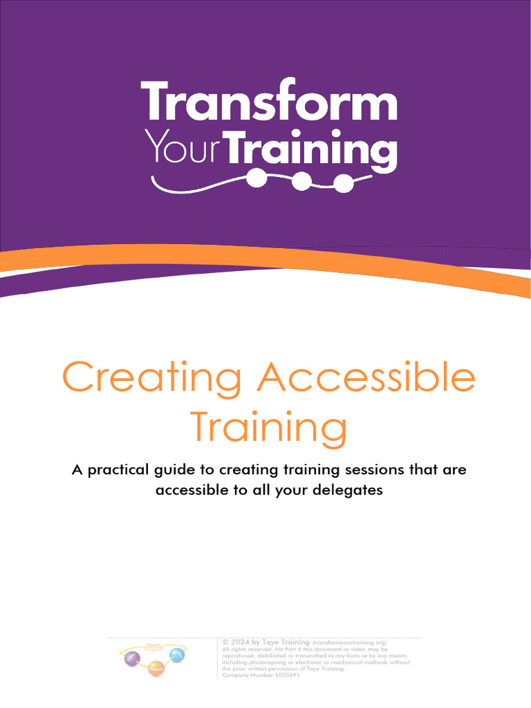 Accessible Training Guide for All | PDF