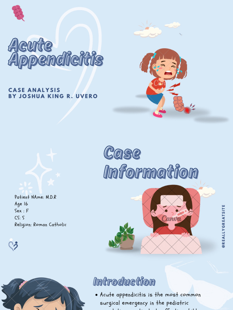 Acute Appendicitis | PDF | Diseases And Disorders | Medical Specialties