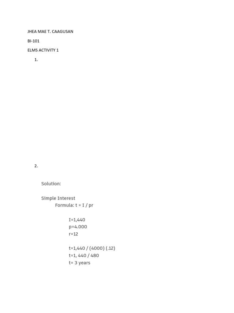 Caagusan Elms Activity 074728 | PDF