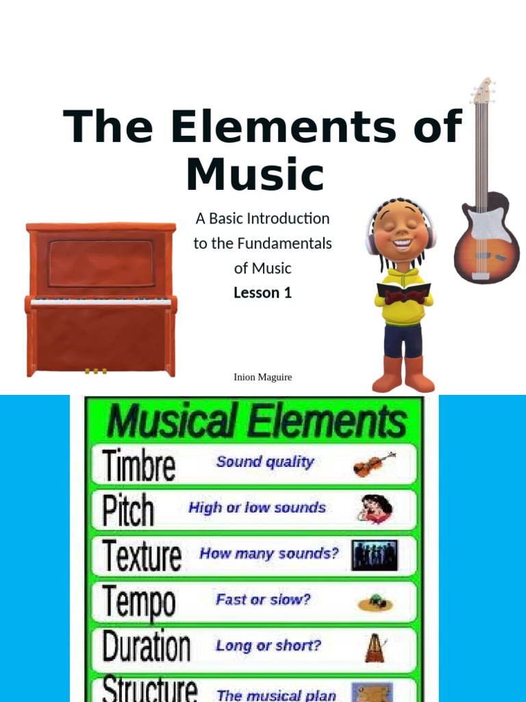 Fundamentals of Music Elements Guide | PDF | Rhythm | Elements Of Music