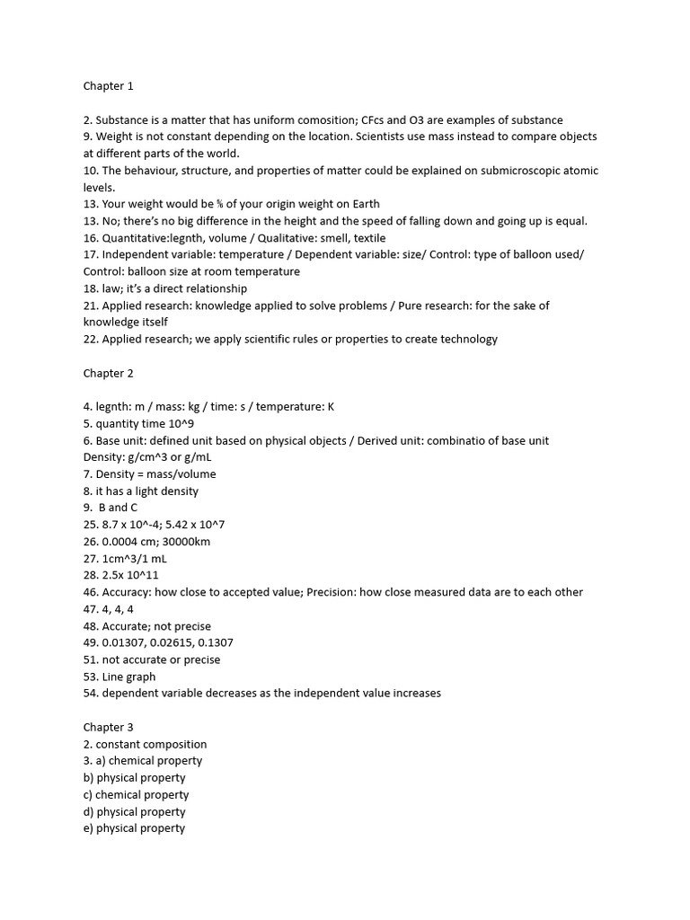 Chemistry Ch. 1-7 Section Assessment | PDF | Ion | Chemical Bond