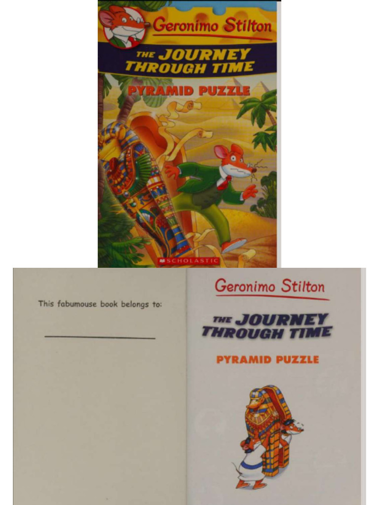 21 Geronimo Stilton Journey Through Time Pyramid Puzzle by Geronimo ...