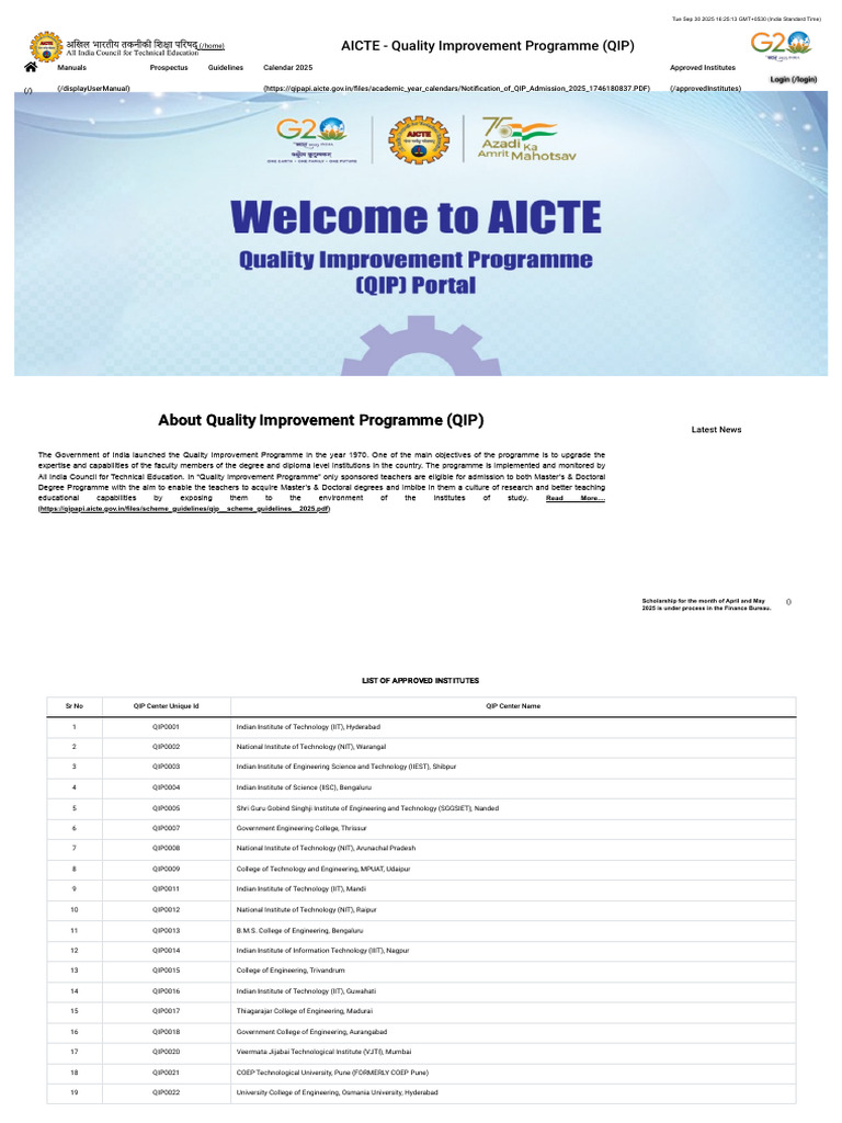 QIP Scholarship | PDF | Higher Education | Career And Technical Education