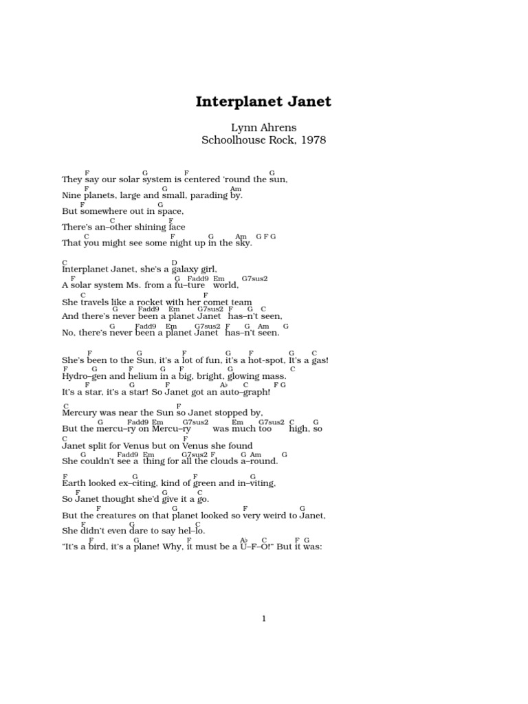 Interplanet Janet | PDF | Solar System | Substellar Objects