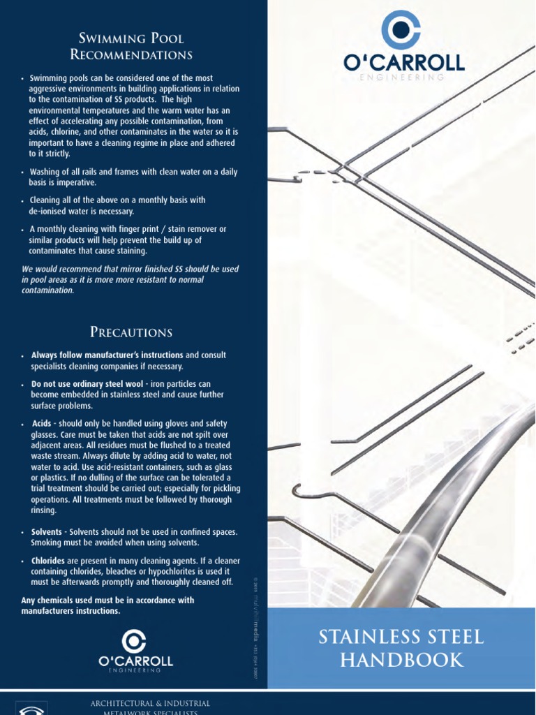 Stainless Steel Brochure | PDF | Stainless Steel | Chromium