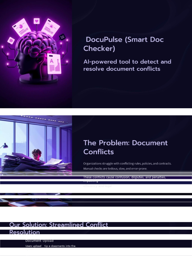 Document Conflict Detection Tool | PDF | Software | Information Technology