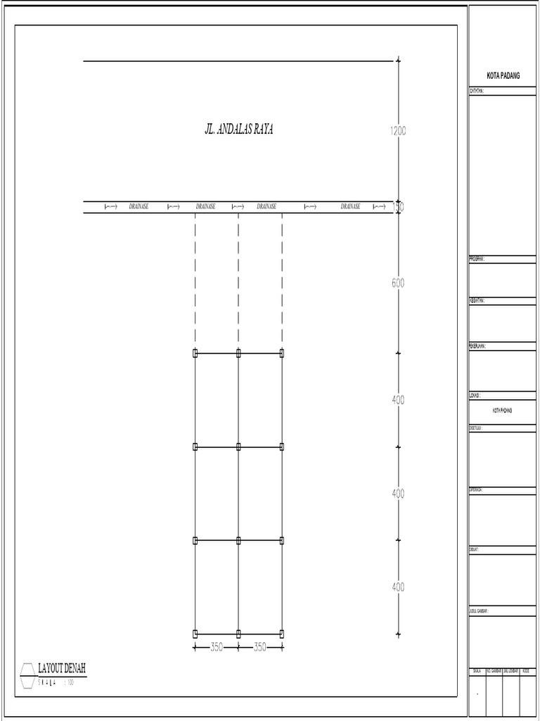 Layout Denah 1 | PDF