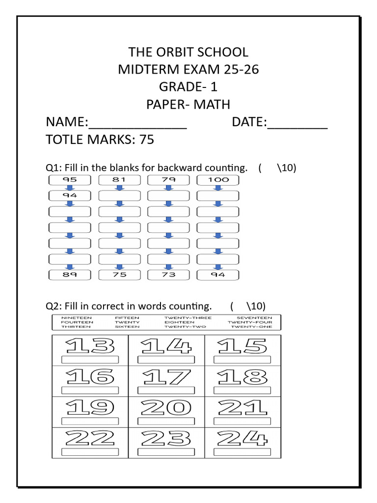 Math Midterm | PDF