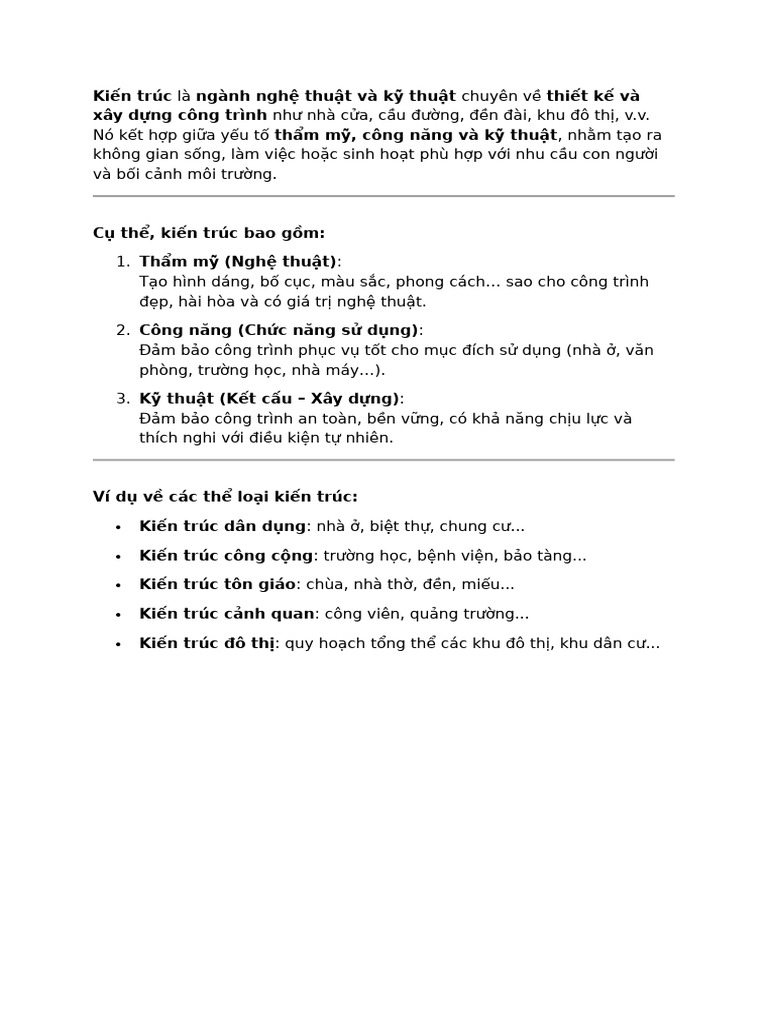 Kiến trúc là gì | PDF