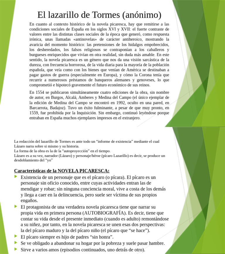 El Lazarillo de Tormes (Anónimo) | PDF