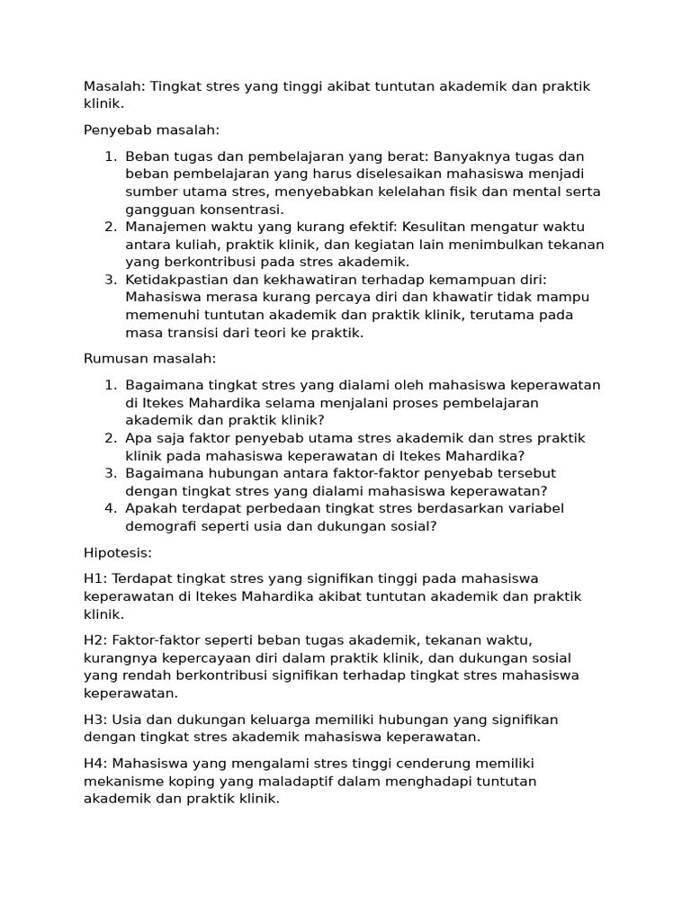 Tugas Metopen Proposal | PDF