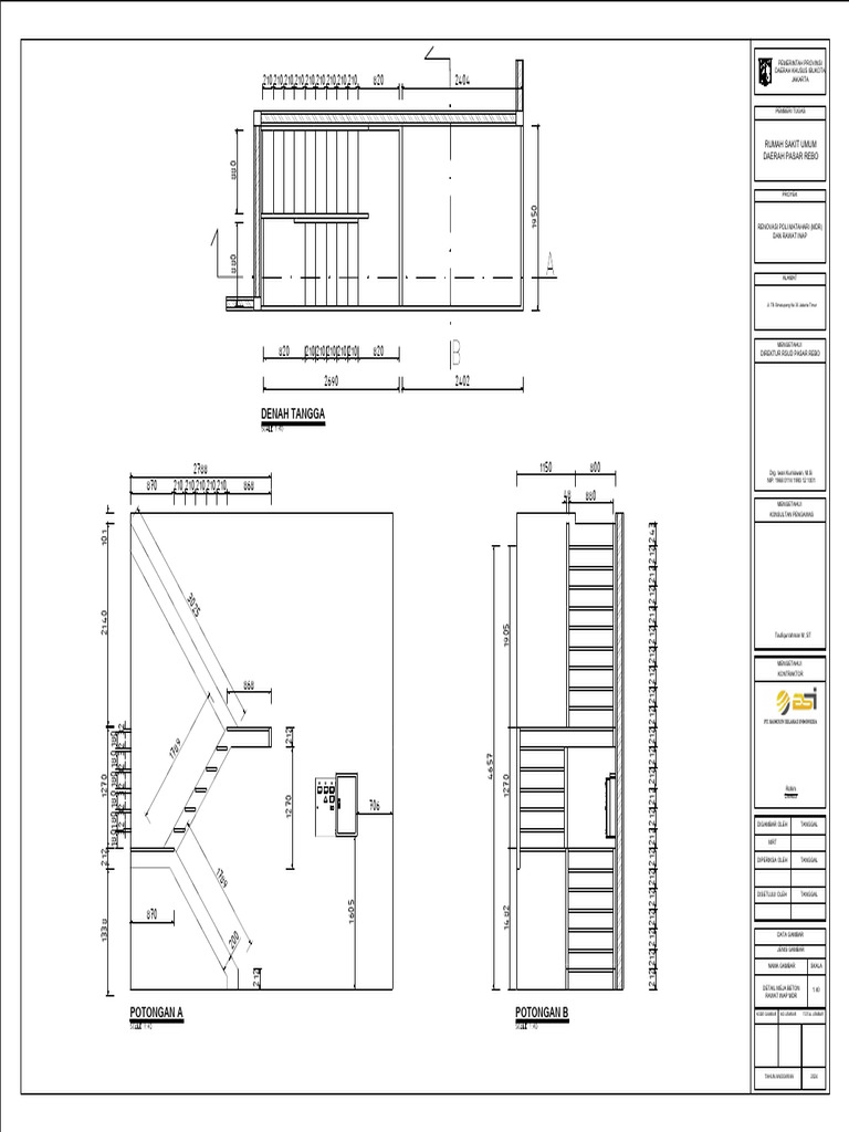2D Detail Tangga | PDF