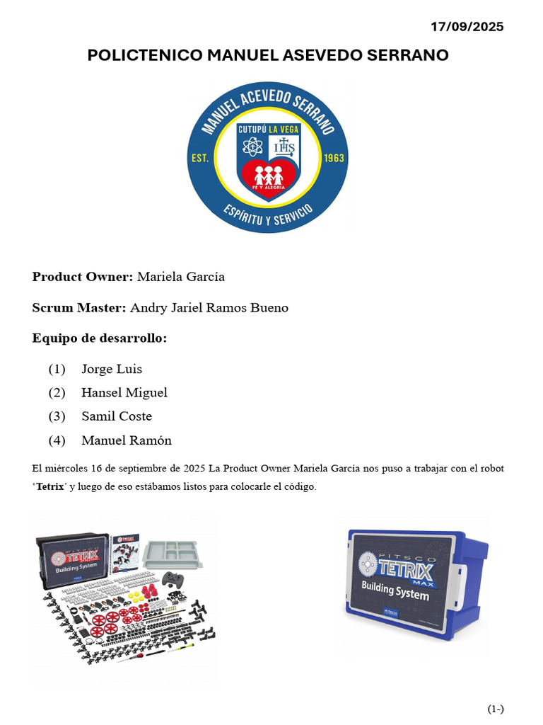Esprint 1 | PDF