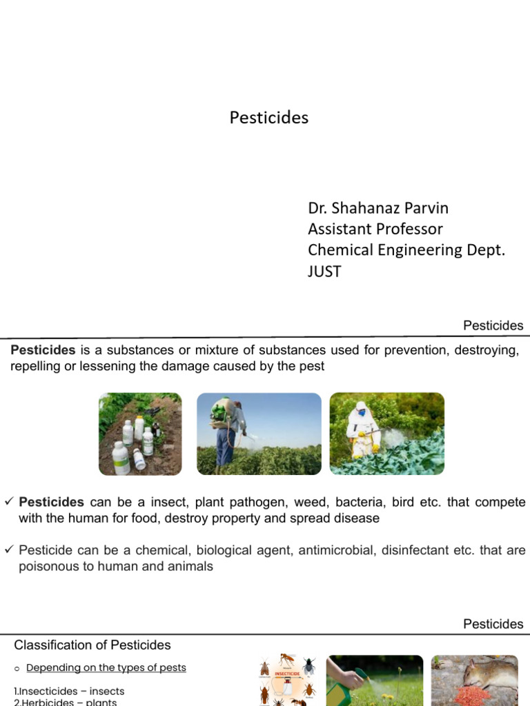 Comprehensive Guide to Pesticides | PDF | Pesticide | Insecticide