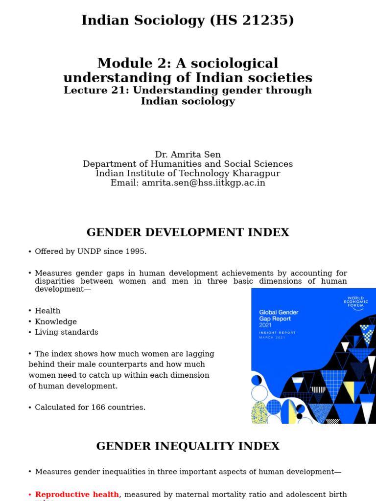 Understanding Gender in Indian Sociology | PDF | Economic Inequality ...