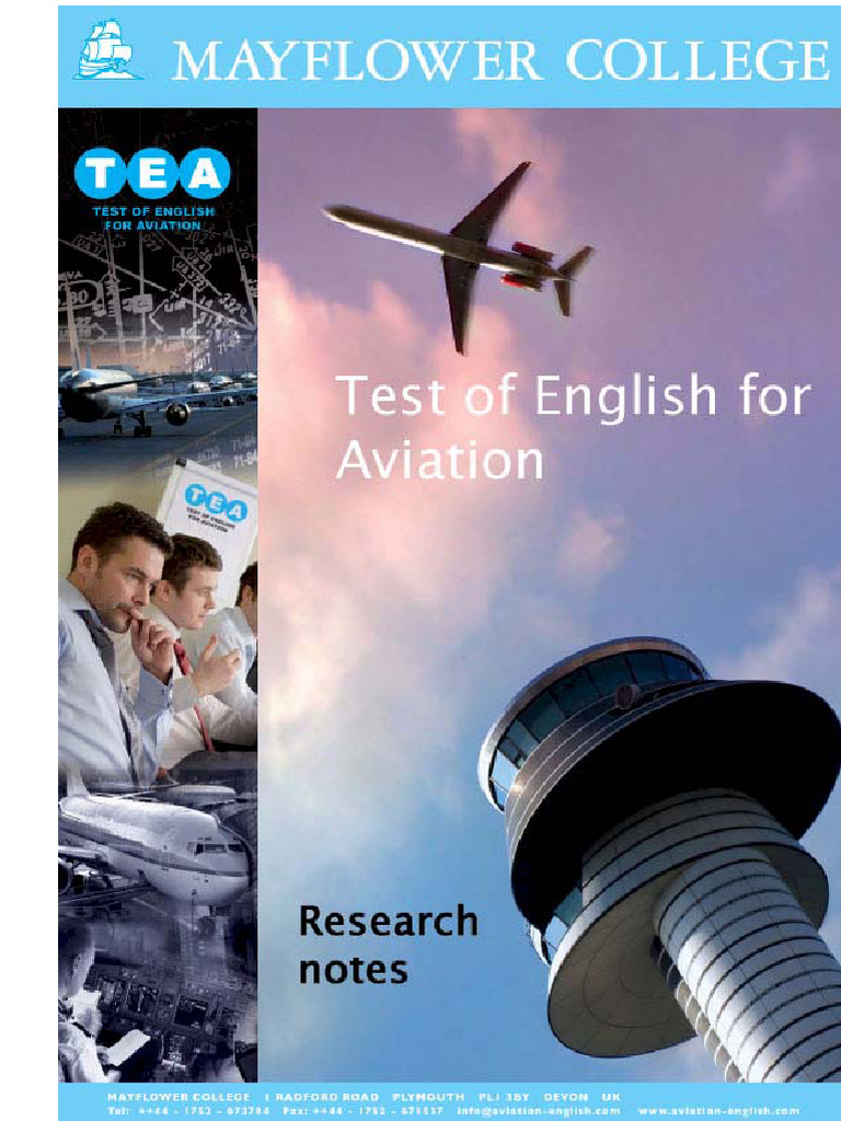 Test of English For Aviation Research Notes | PDF | Reading ...