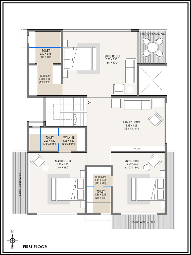 First Floor Room Dimensions and Layout | PDF