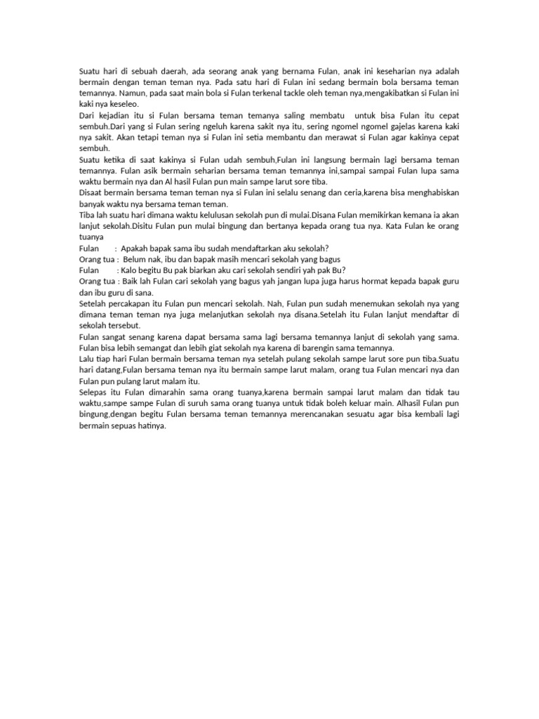 Fulan Dan Kawan Kawan | PDF