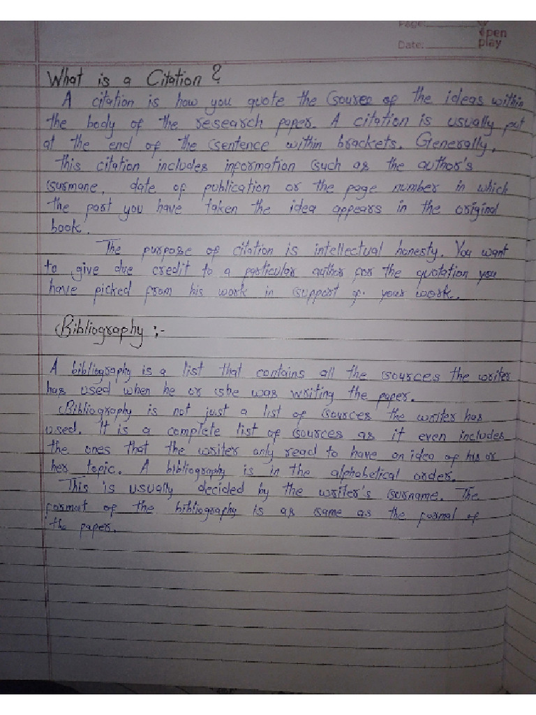 Citation Notes | PDF