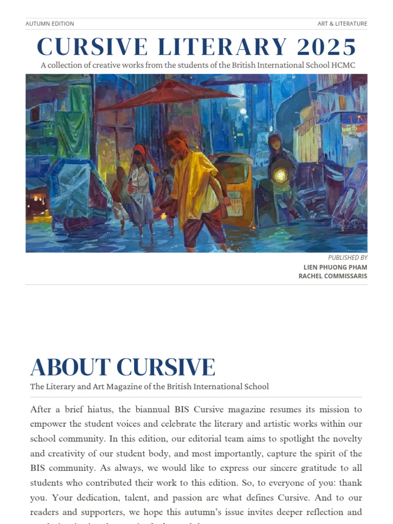 Cursive Literary 2025 (Final Version) | PDF