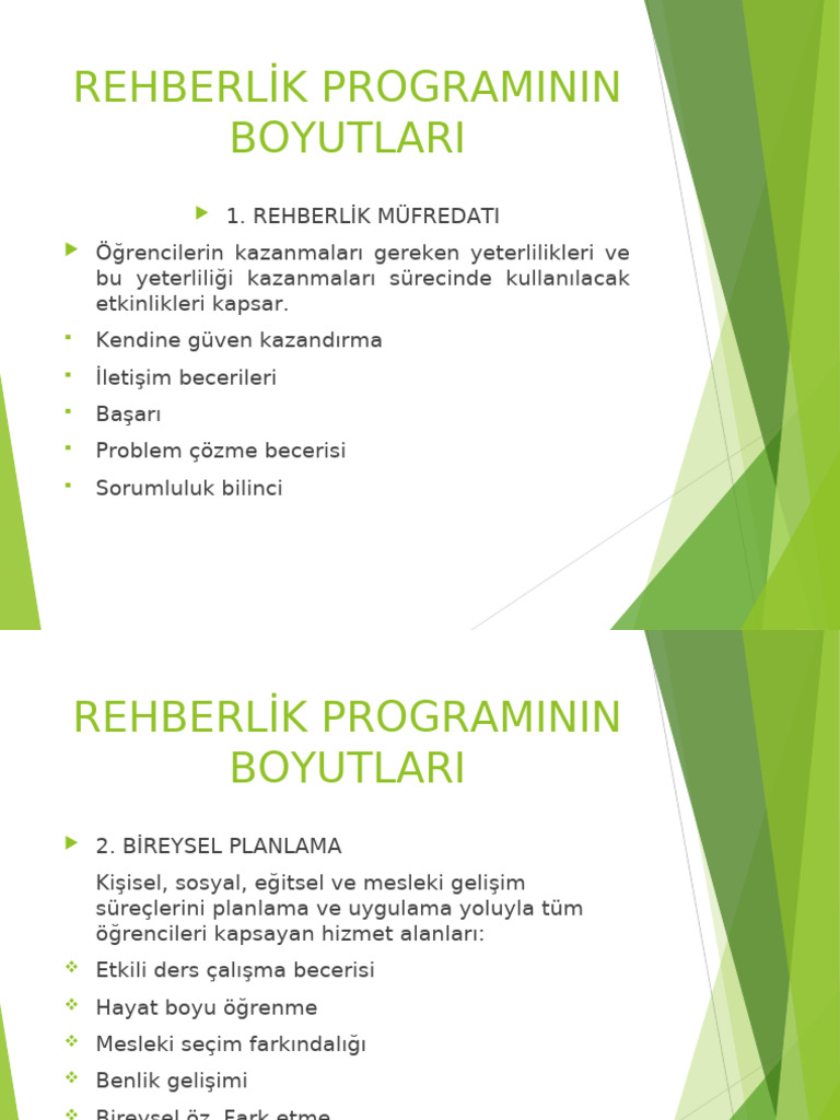 Rehberlik Programı | PDF