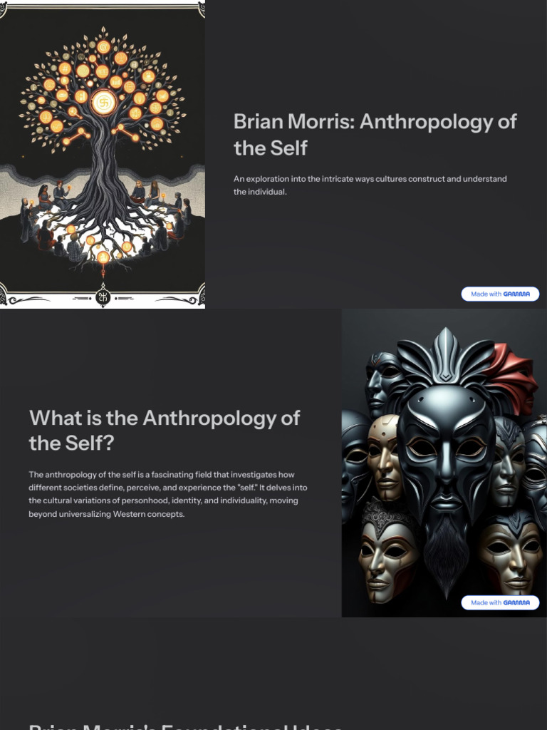 Brian Morris Anthropology of The Self | PDF | Identity (Social Science) | Self