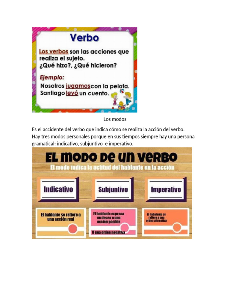 Castellano Verbo, Voz Act, Adverb) | PDF