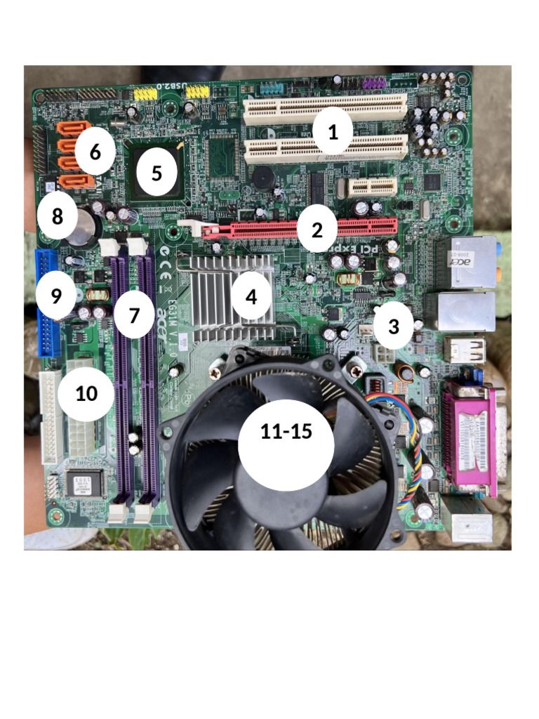 Parts of The Motherboard | PDF