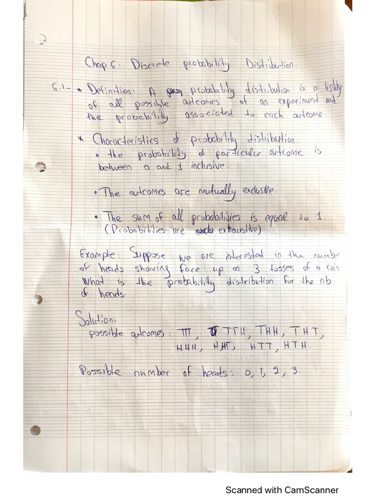 Sta210 Chapter 6 Lecture Notes | PDF