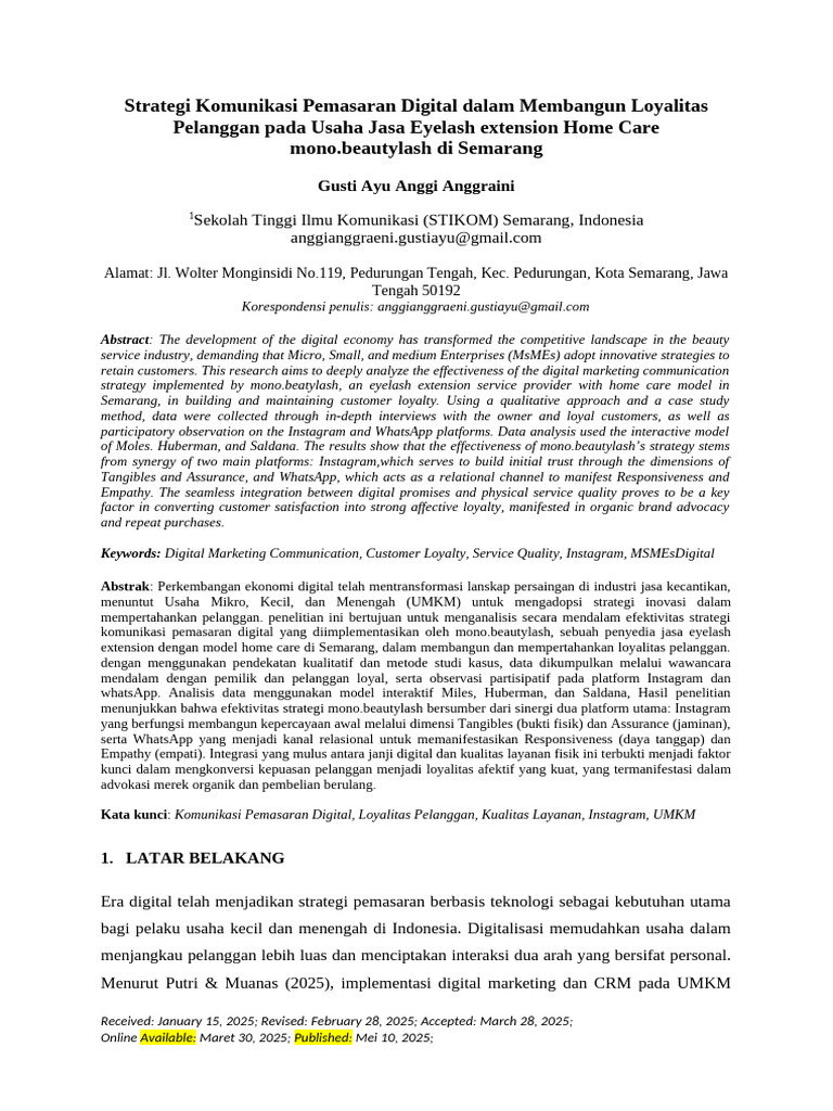 UAS Perilaku Konsumen Anggi Anggraini | PDF