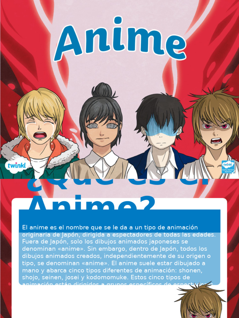 CL L 1751899413 Powerpoint Todo Sobre El Anime Ver 2 | PDF | Pelo | Anime