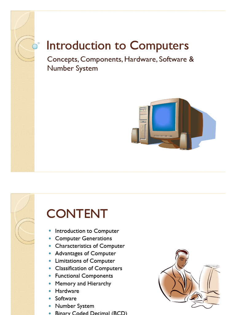 Intro To Computer Unit - 1 | PDF | Computer Data Storage | Central Processing Unit