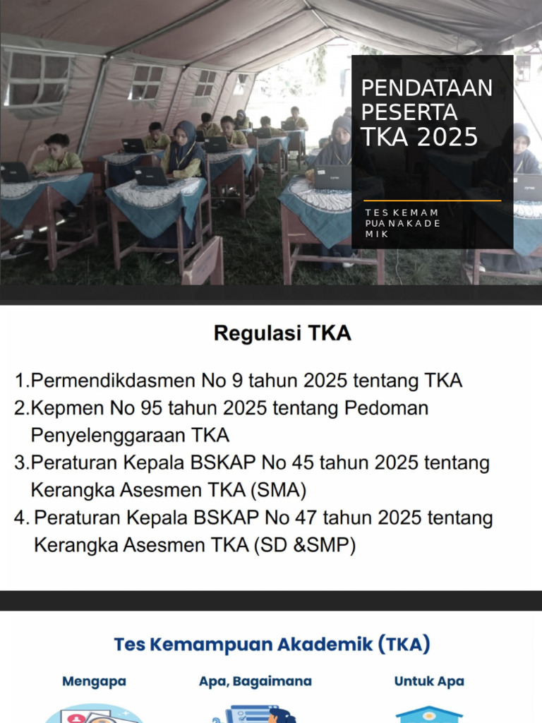Aplikasi Pendataan Tka 2025 | PDF