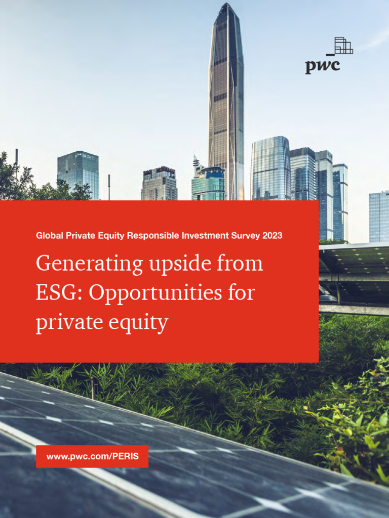 PWC Private Equity Responsible Investment Survey 2023 | PDF | Private ...