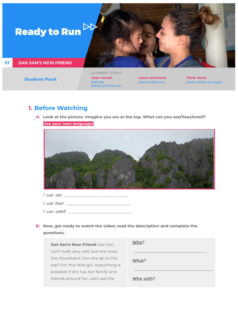 ST San Sans New Friend RP | PDF | Human Communication | Learning