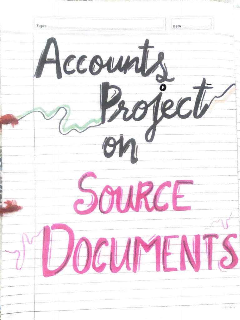 Sample File of Source Documents 24-25 | PDF