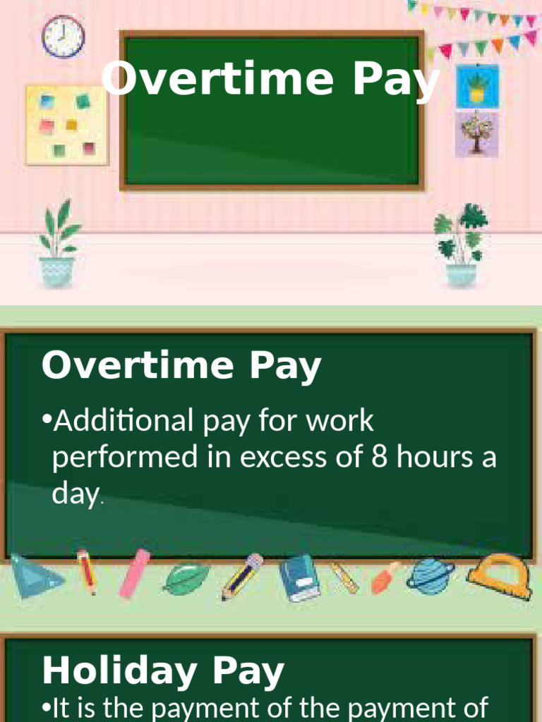 Overtime and Holiday Pay Guidelines | PDF