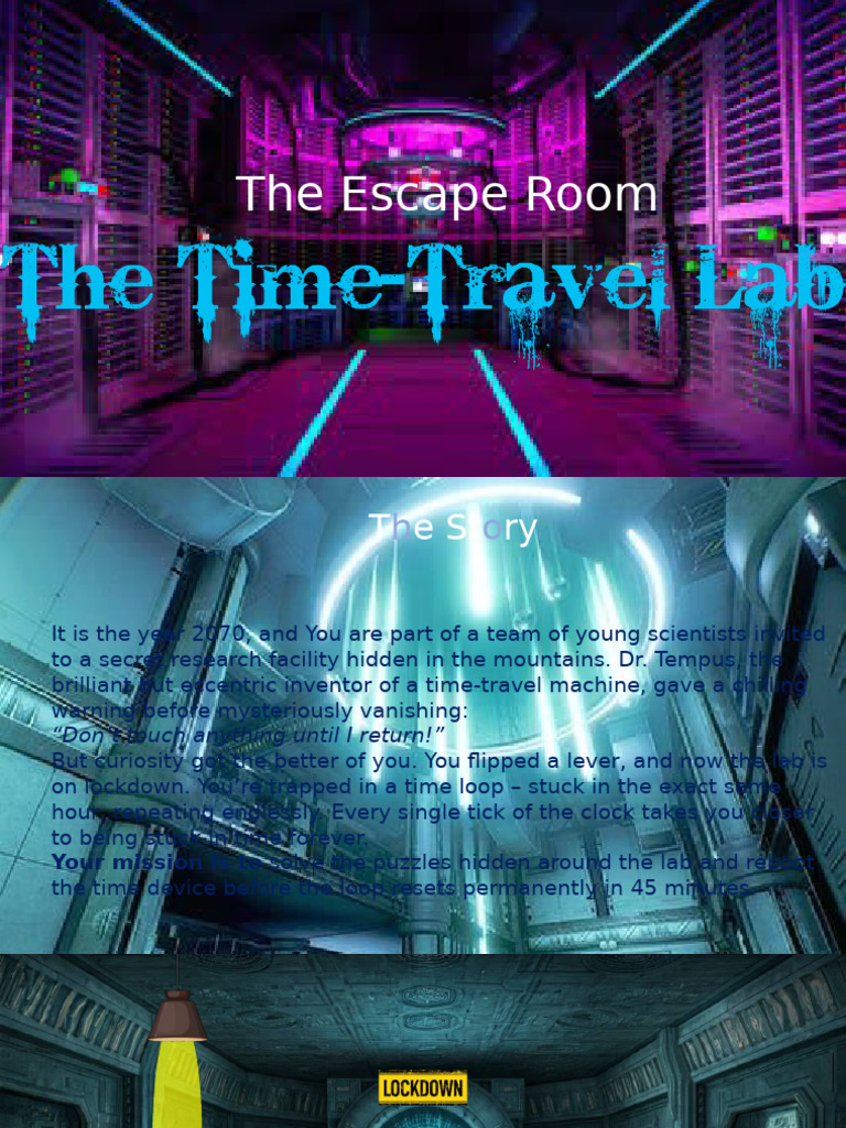 The Time Trap Escape Room | PDF