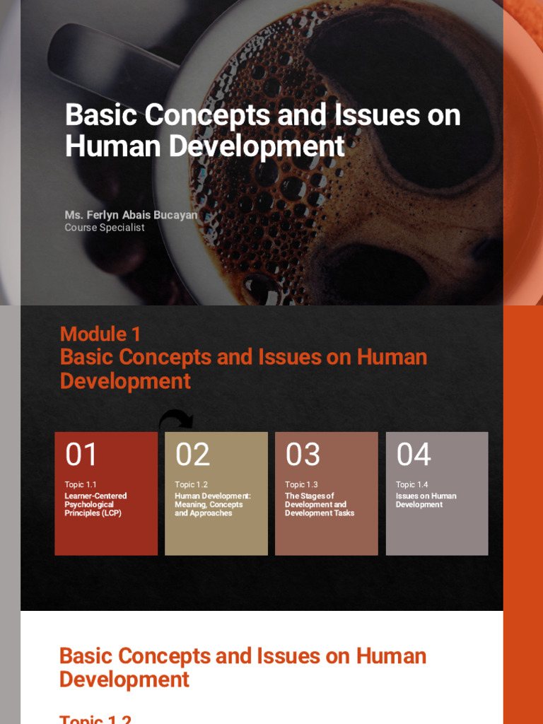 Module 1 - Topic 1.2 - Human Development Meaning, Concepts and ...