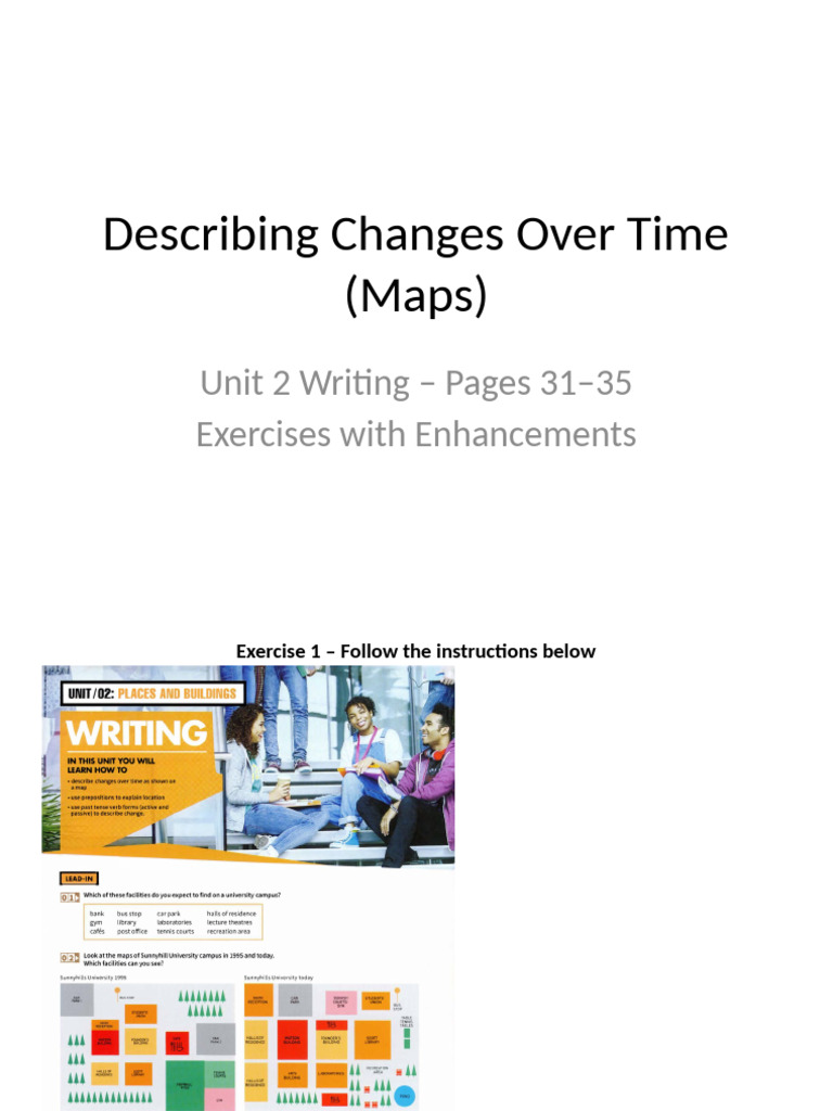 Describing Changes Maps Exercises | PDF