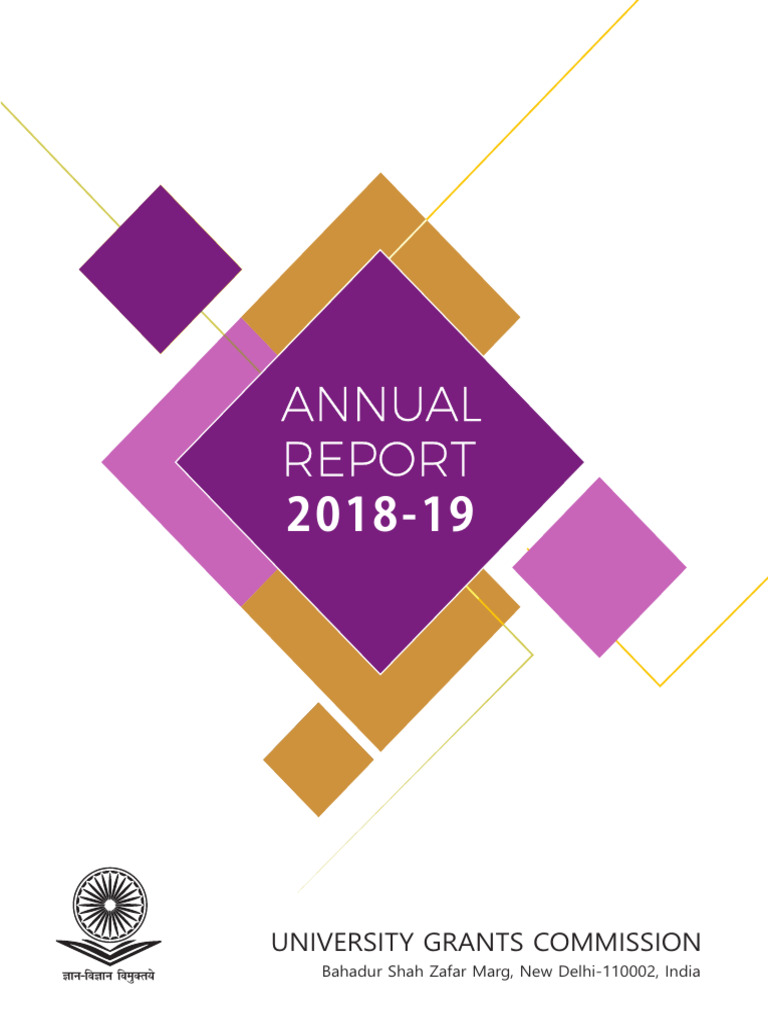Ugc Annual Report English 2018 19 | PDF