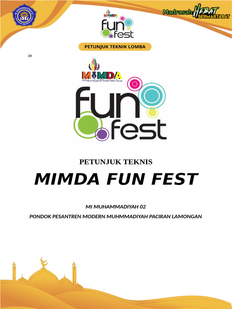 Petunjuk Lomba MIMDA Fun Fest 2024 | PDF