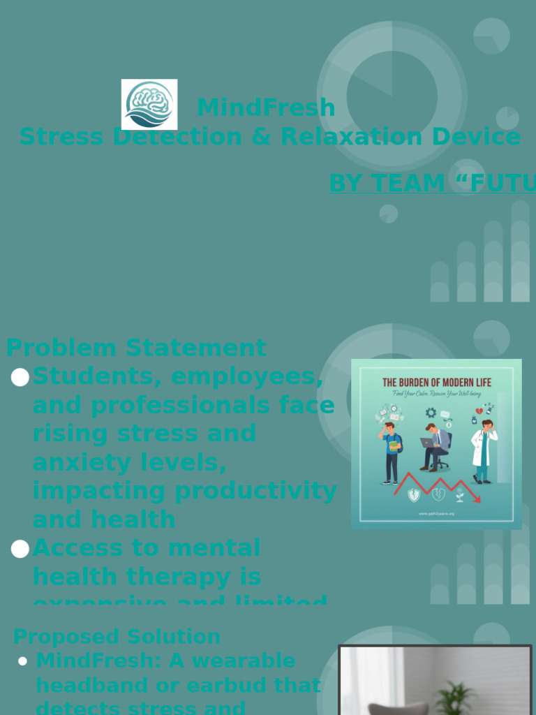 MindFresh: Stress Relief Wearable Device | PDF