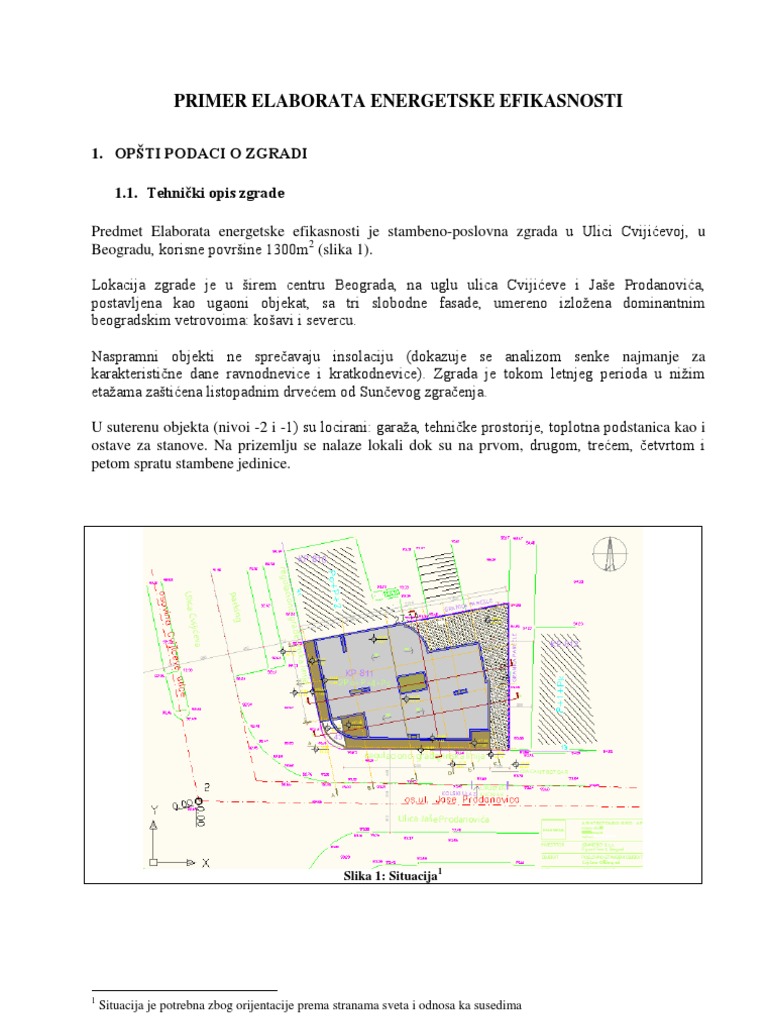 Primer Elaborata Energetske Efikasnosti | PDF
