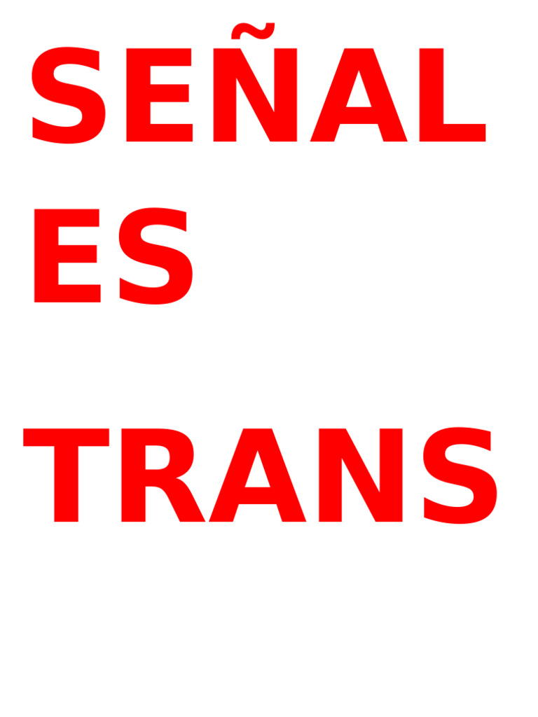 Señales Transitorias | PDF