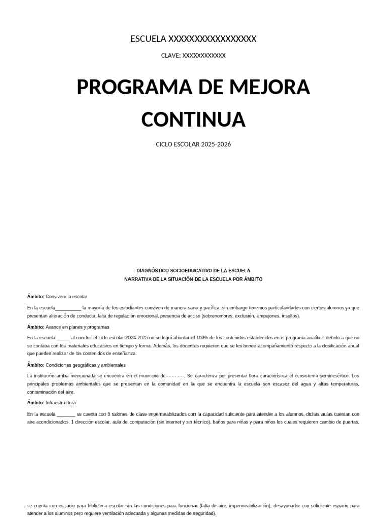 Formato de PMC y Ejemplo de Redacción | PDF | Enseñando | Escuelas