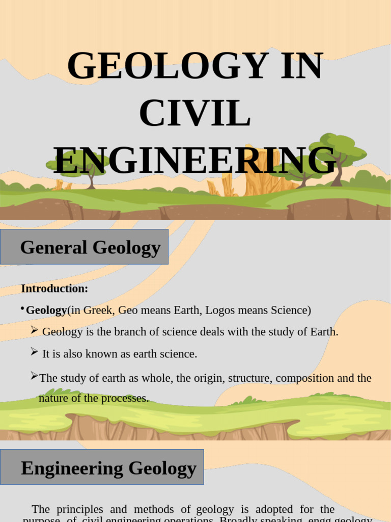 Geology in Civil Engineering, Branches of Geology, Structure of Earth ...