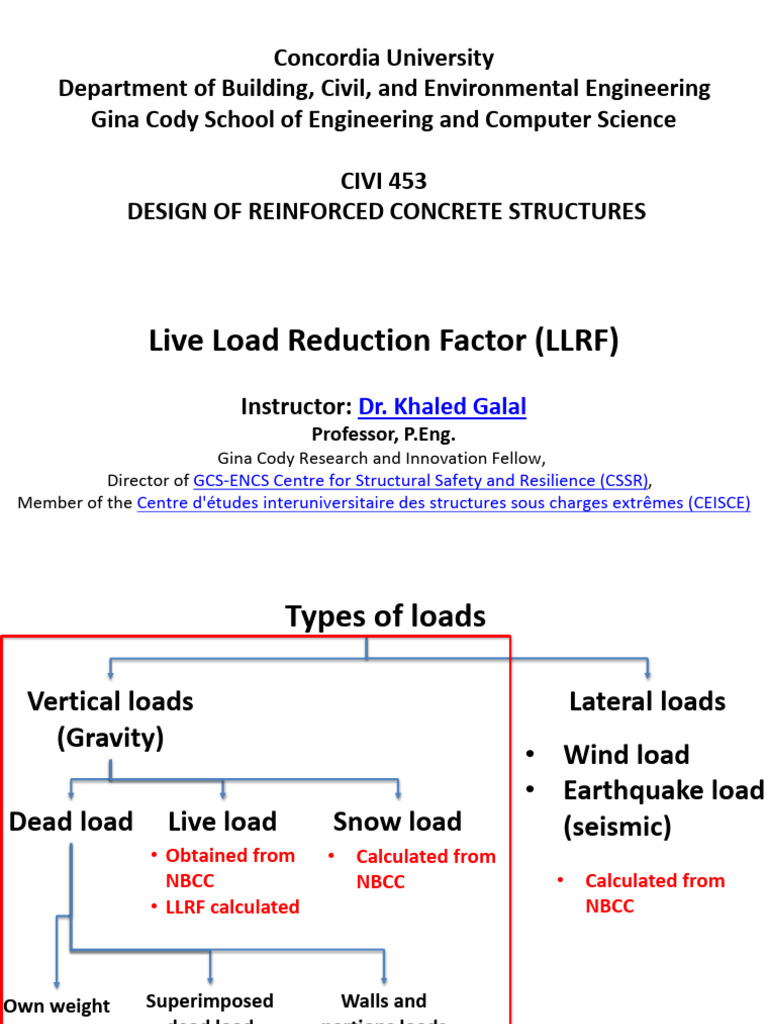 Tutorial 2 - Live Load Reduction Factor - 2025-09-13 | PDF | Structural Load | Structural ...