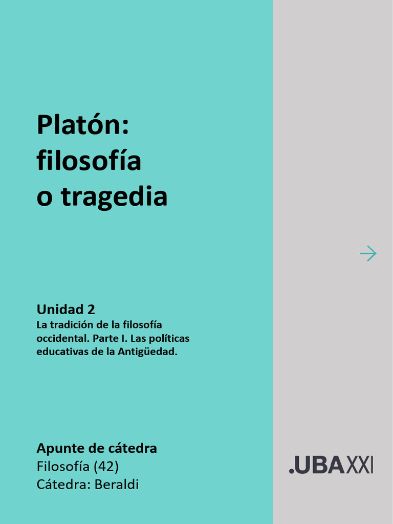 Platón: Ética y Política en la Antigüedad | PDF | Platón | Sócrates